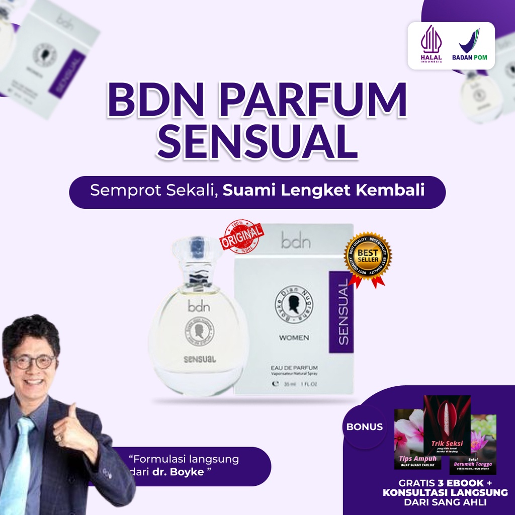 Jual BDN PARFUM SENSUAL Parfum Pemikat Pasangan Dr Boyke | Shopee Indonesia