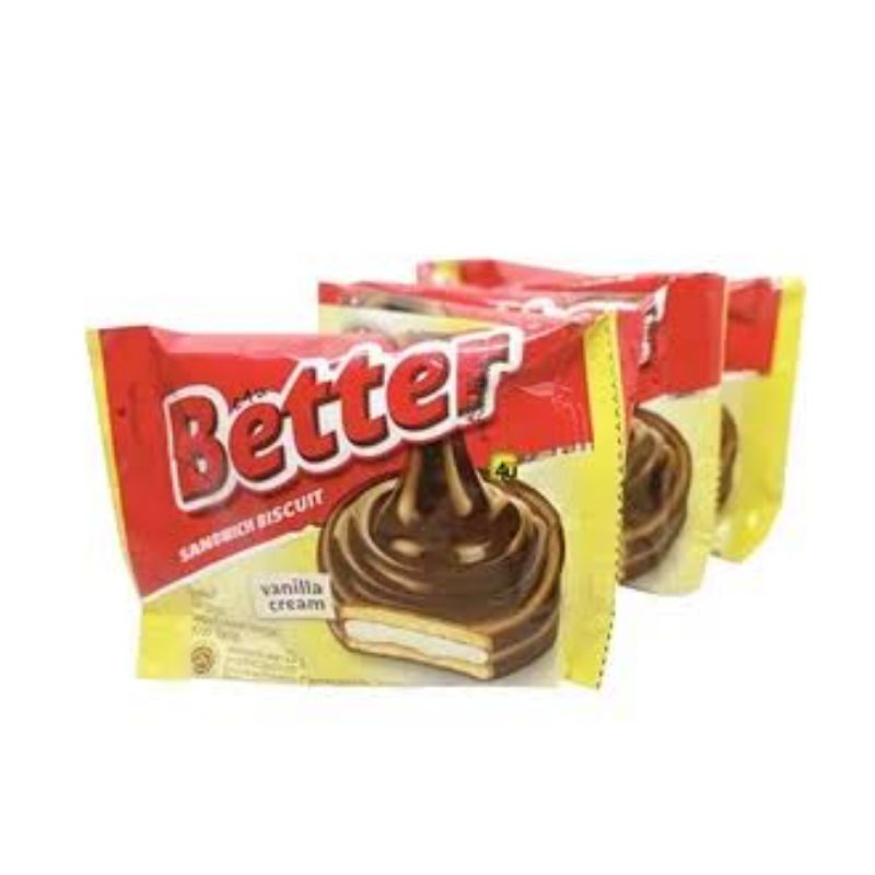 Jual Biskuit Roma Better Sandwich Coklat isi 10 /Pack @22 Gram | Shopee ...