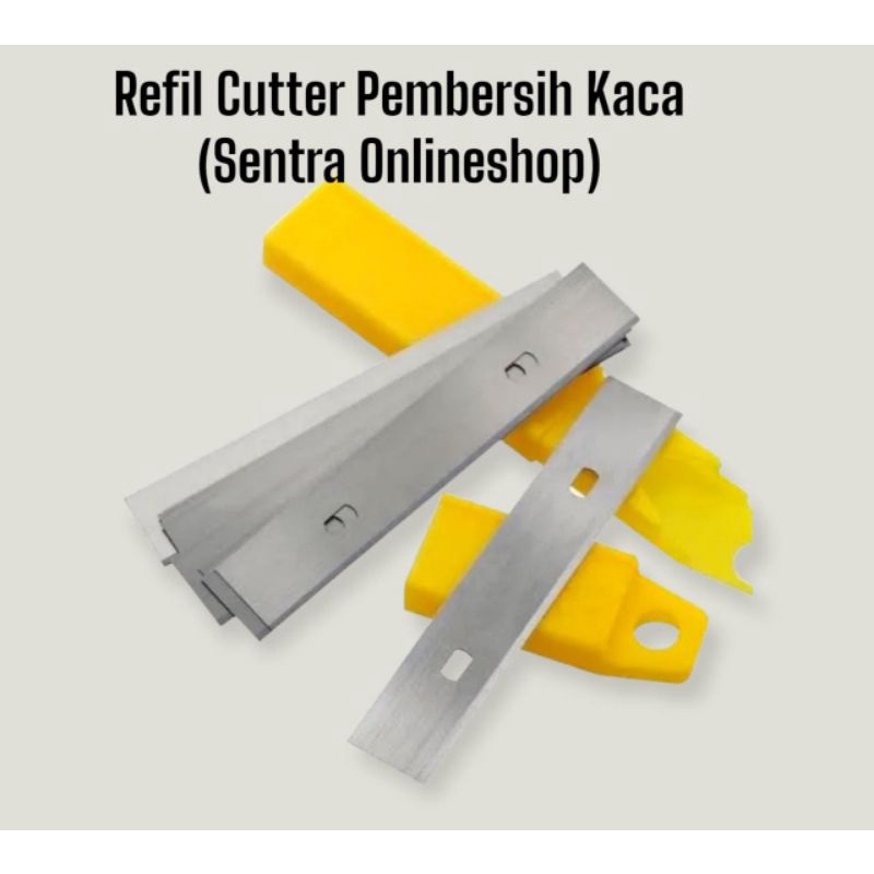 Jual Refill Mata Cutter Scraper / Kape Dinding pembersih Kaca & Keramik ...