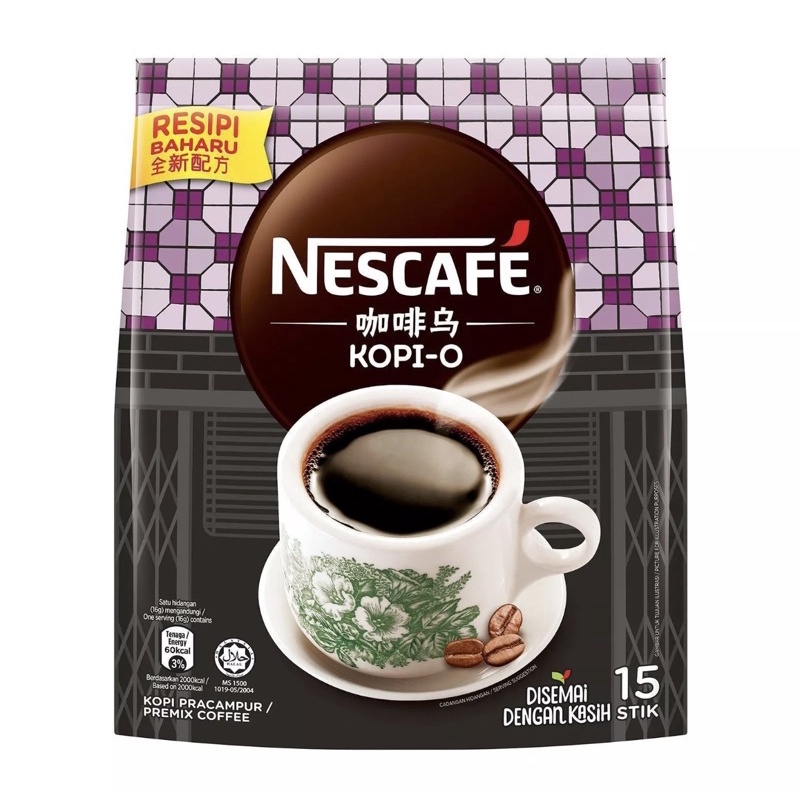 Jual nescafe Kopi O instant coffee singapore | Shopee Indonesia
