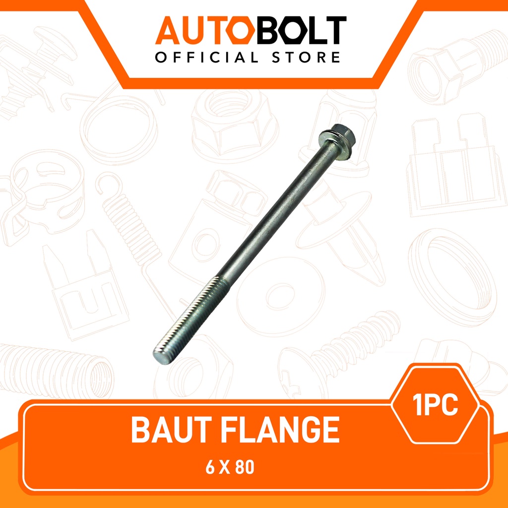 Jual Baut Flange Untuk Berbagai Keperluan 6x80 6 x 80 Kunci K 8 Bolt ...