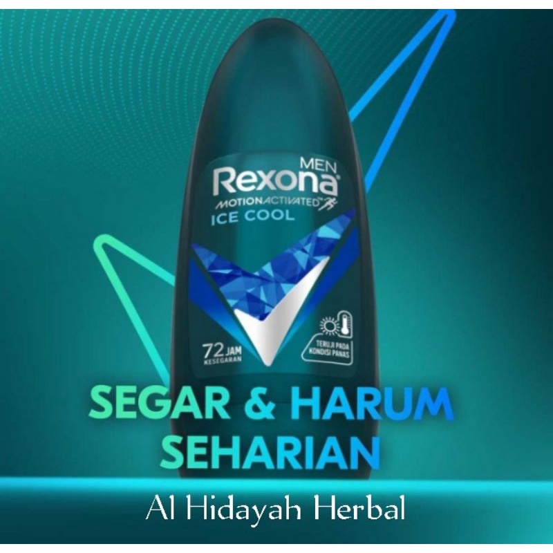 Jual Rexona Men Motion Activated Deodorant Pria IceCool 45ml | Shopee ...