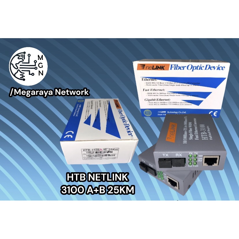 Jual Media converter htb 3100 A+B | Shopee Indonesia
