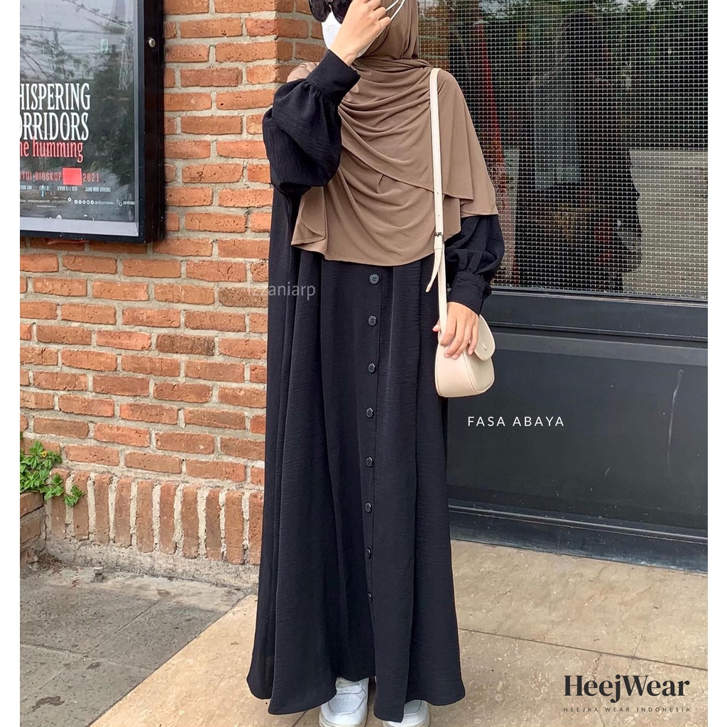 Jual Abaya Hitam | Abaya Basic Turki Polos | Fasa Abaya by Heejwear ...