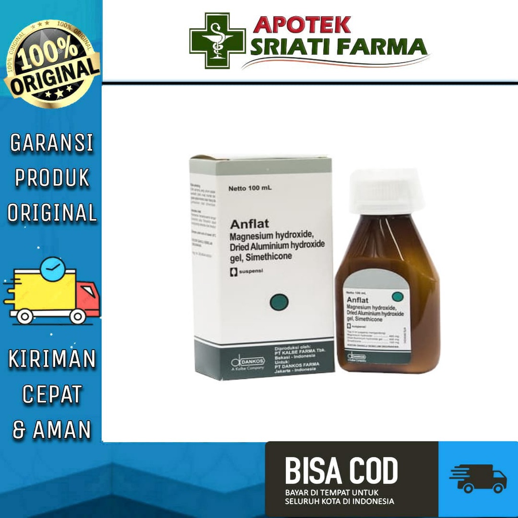 Jual Anflat Syrup 100ml - Obat Maag | Shopee Indonesia