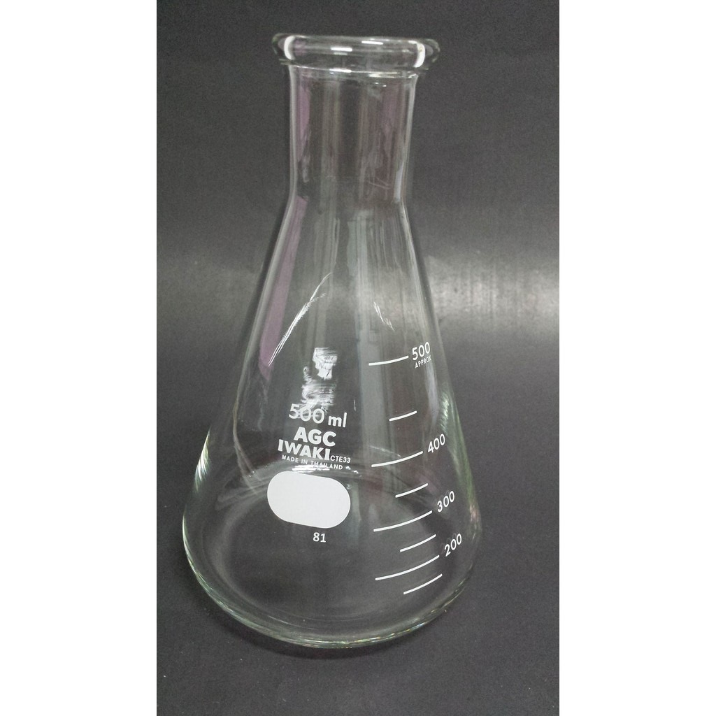 Jual Erlenmeyer Iwaki Pyrex 500 ml | Shopee Indonesia