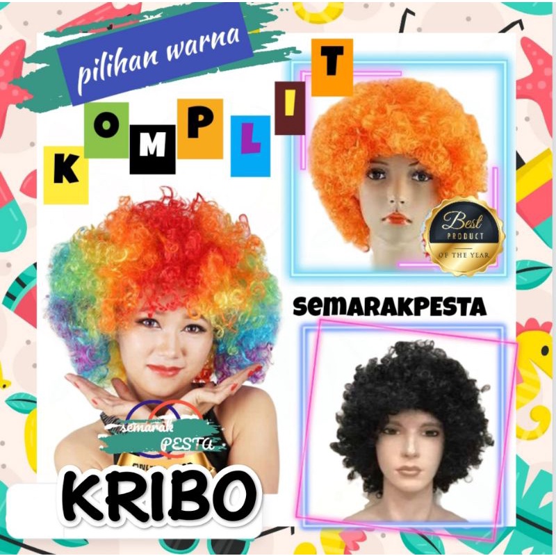 Jual (termurah)rambut palsu, rambut kribo, rambut badut, rambut ...