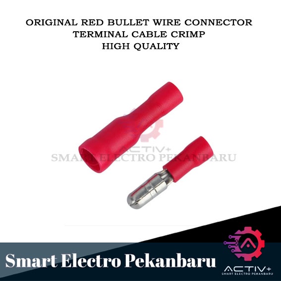 Jual ORIGINAL RED BULLET WIRE CONNECTOR TERMINAL PLUG CUCUK KABEL QUICK ...