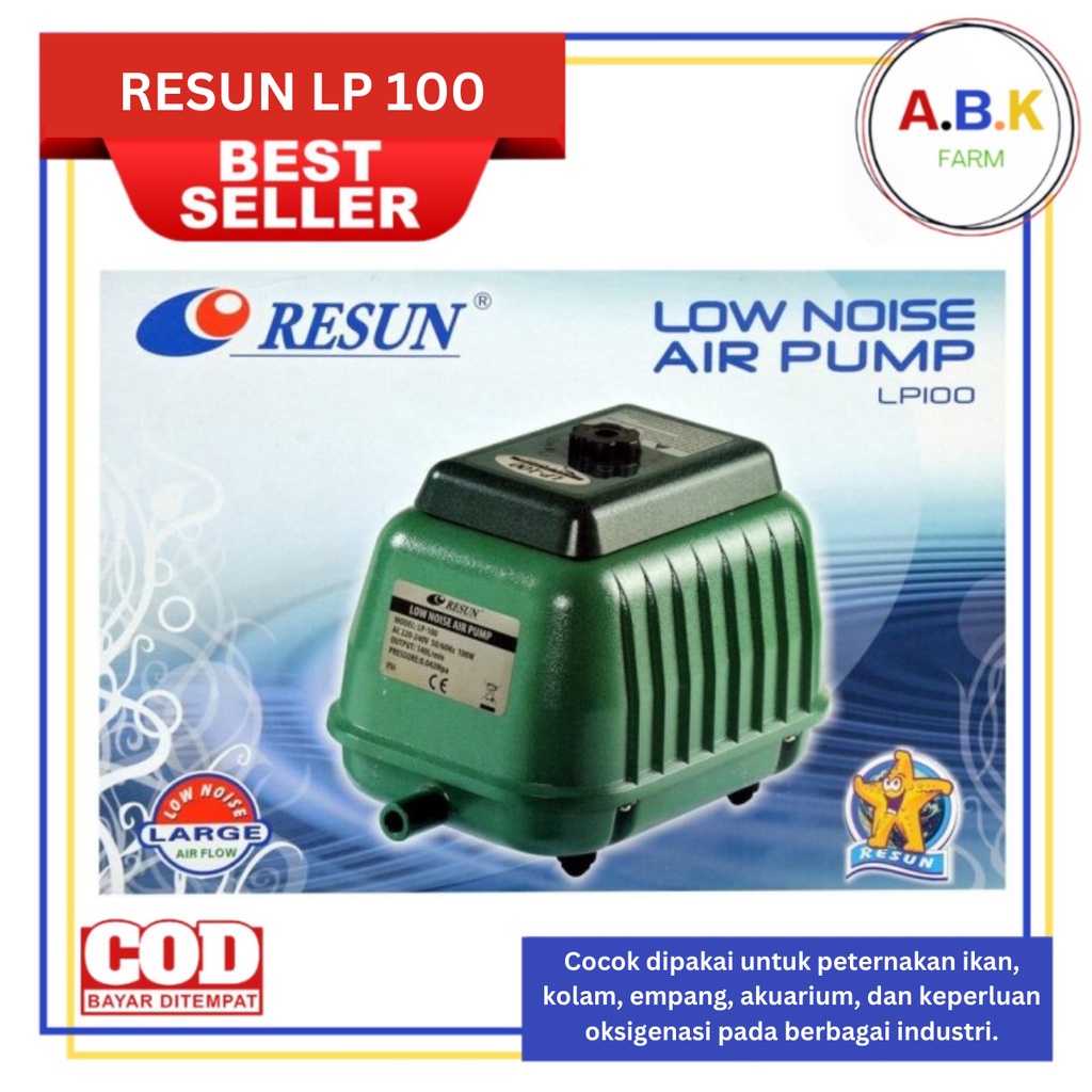 Jual Aerator Resun Lp 100 Colokan Indonesia Pompa Udara ORIGINAL ...