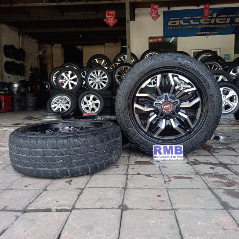 Jual VELG MOBIL SECOND HSR GONTARA RING 20 + BAN MT 275 55 R20 | Shopee ...