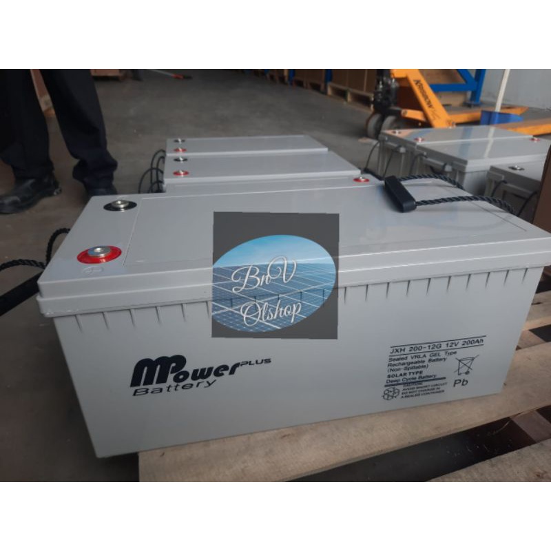 Jual Aki Mpower Plus Battery Vrla 12v 200ah | Shopee Indonesia