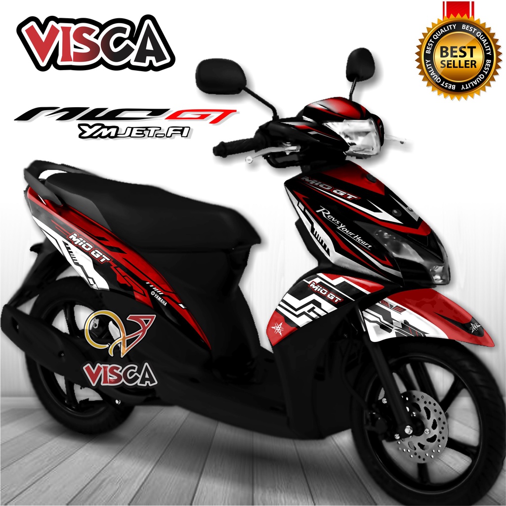 Jual Decal Mio GT Full Body Stiker Mio GT Variasi Full Body Striping Mio GT Variasi Decal ...