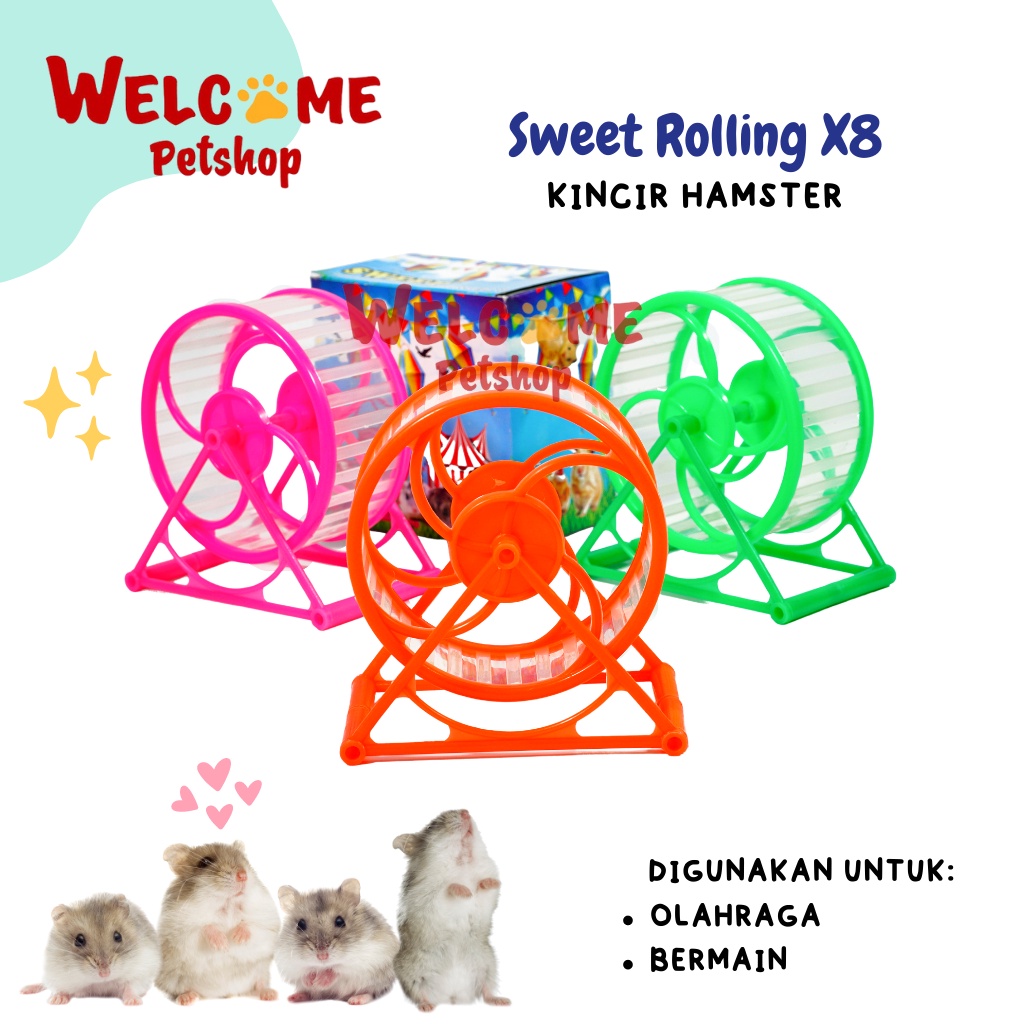 Jual Rolling X8 Kincir Hamster / Mainan Hamster | Shopee Indonesia