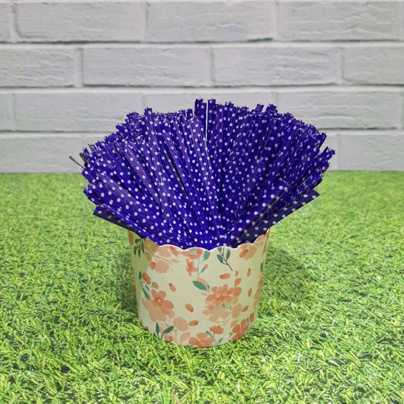 Jual Twist Tie Polkadot Kawat Tali Pengikat ikat Plastik Hiasan ...