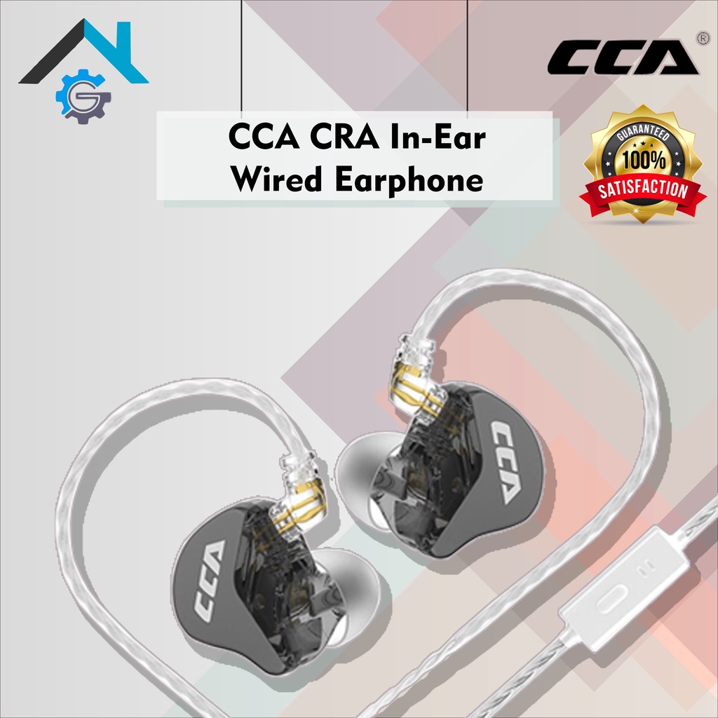 Jual CCA CRA Single Dynamic Driver HiFi Earphone with Mic alt EDX Pro ...