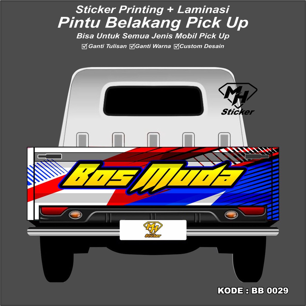 Jual Stiker Bak Belakang Bos Muda Stiker Bak Belakang Pick Up Grandmax ... Jual Stiker Bak Belakang Bos Muda Stiker Bak Belakang Pick Up Grandmax ...