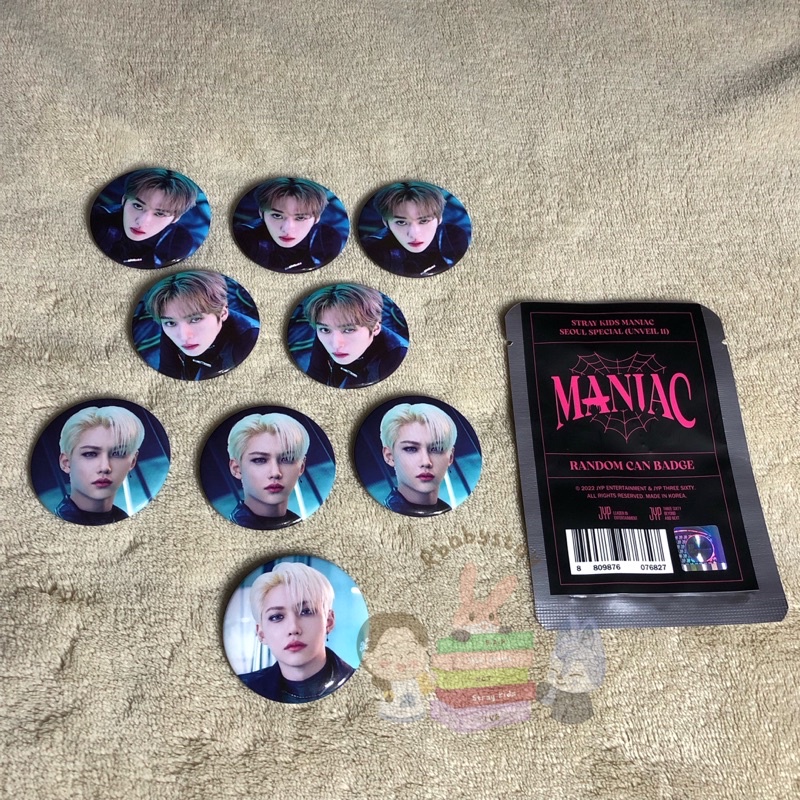 Jual READY INA - STRAY KIDS RANDOM CAN BADGE / FIX MEMBER CAN BADGE ...