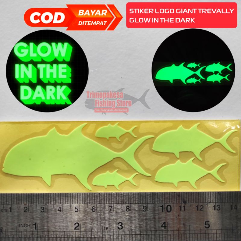 Jual Stiker Ikan / Stiker GID Giant Travelly / Stiker Mancing | Shopee ...