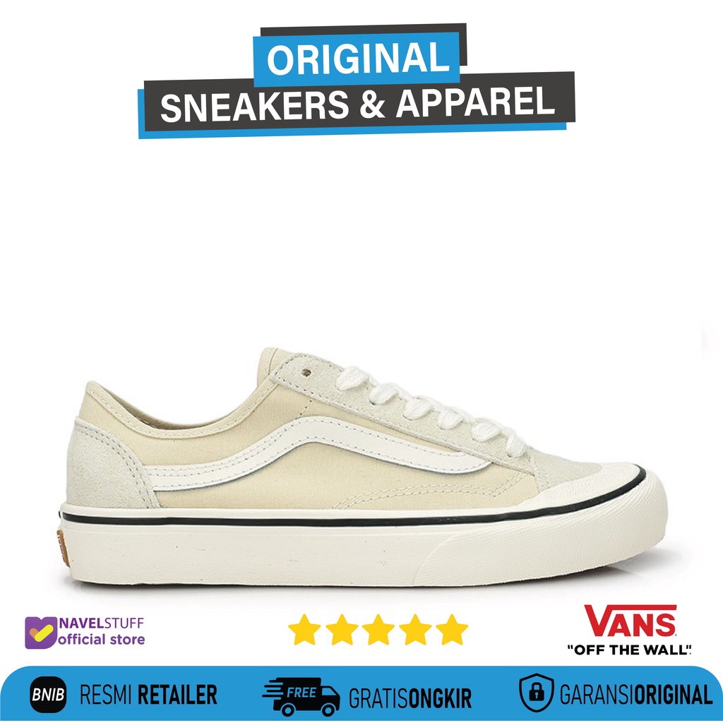 Jual VANS Old Skool Style 136 Decon VR3 SF Salt Wash Bone White ...