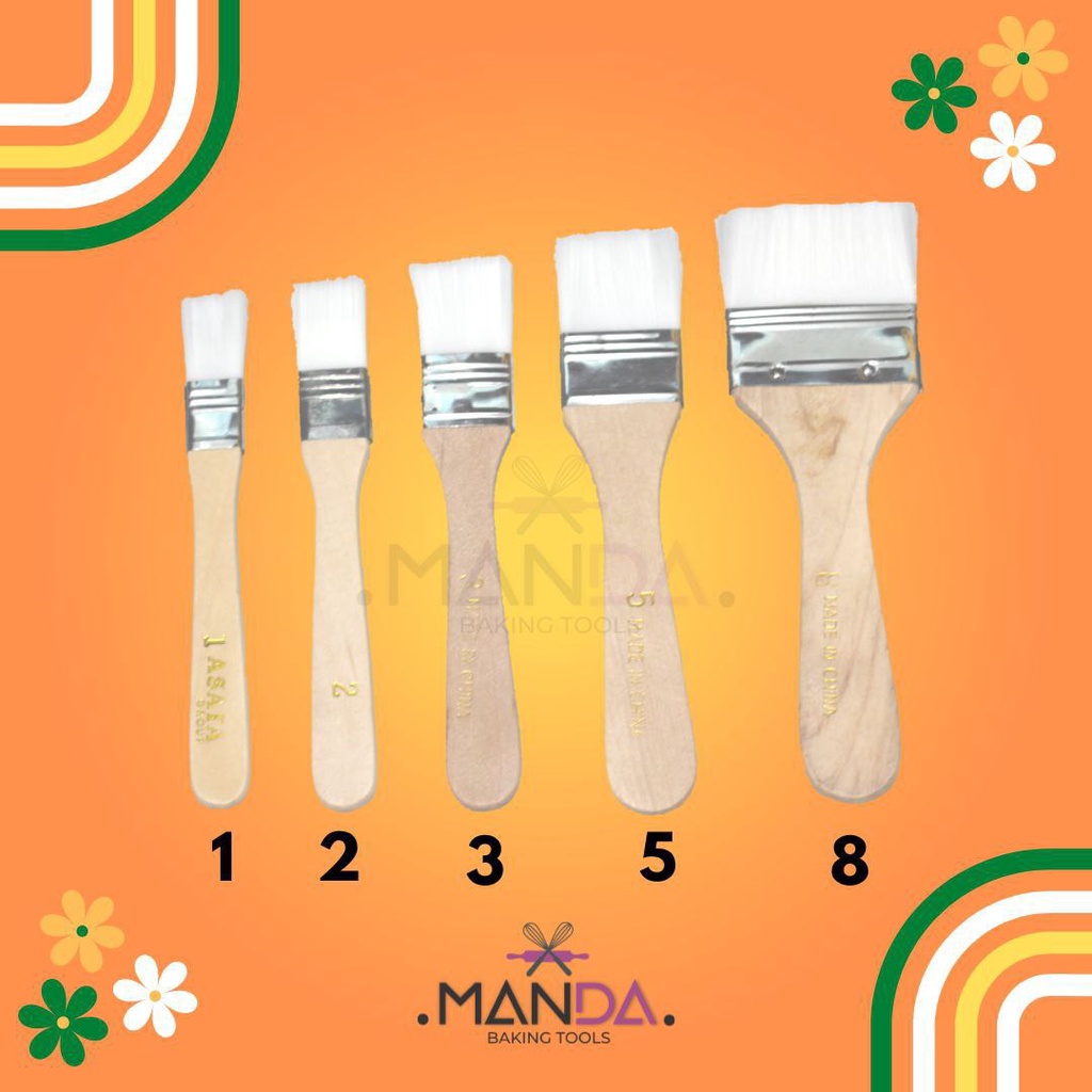 Jual Kuas kue kayu bagus | Shopee Indonesia