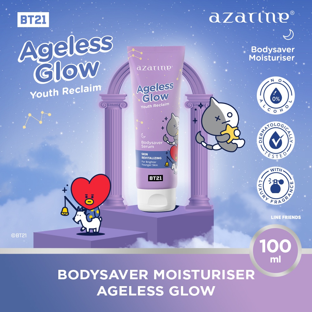 Jual ️ Pamelo ️ Azarine X BT21 Body Guard Moisturizer Sunscreen Serum ...