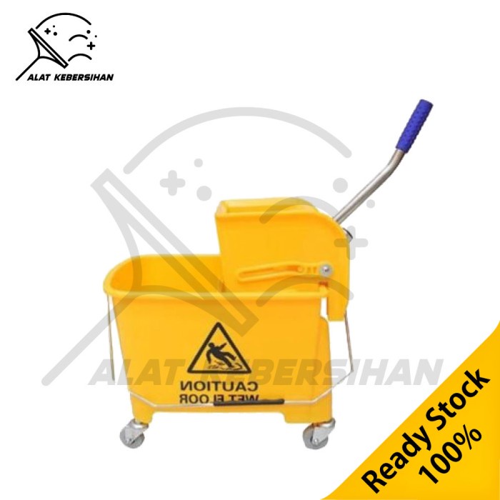 Jual SINGLE BUCKET MOP WRINGER 20L ( EMBER DENGAN PEMERAS ) | Shopee ...