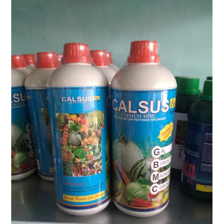 Jual Pupuk Cair Kalsium Susu CALSUS Cair Super 1L Plus Pencegah Rontok ...