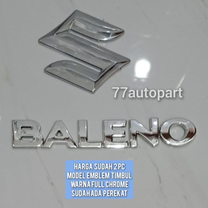 Jual emblem logo suzuki dan baleno harga sudah 2 pc | Shopee Indonesia
