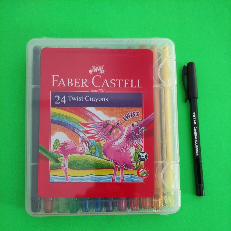Jual Crayon Putar Twist Crayons Faber Castell 24 Warna | Shopee Indonesia