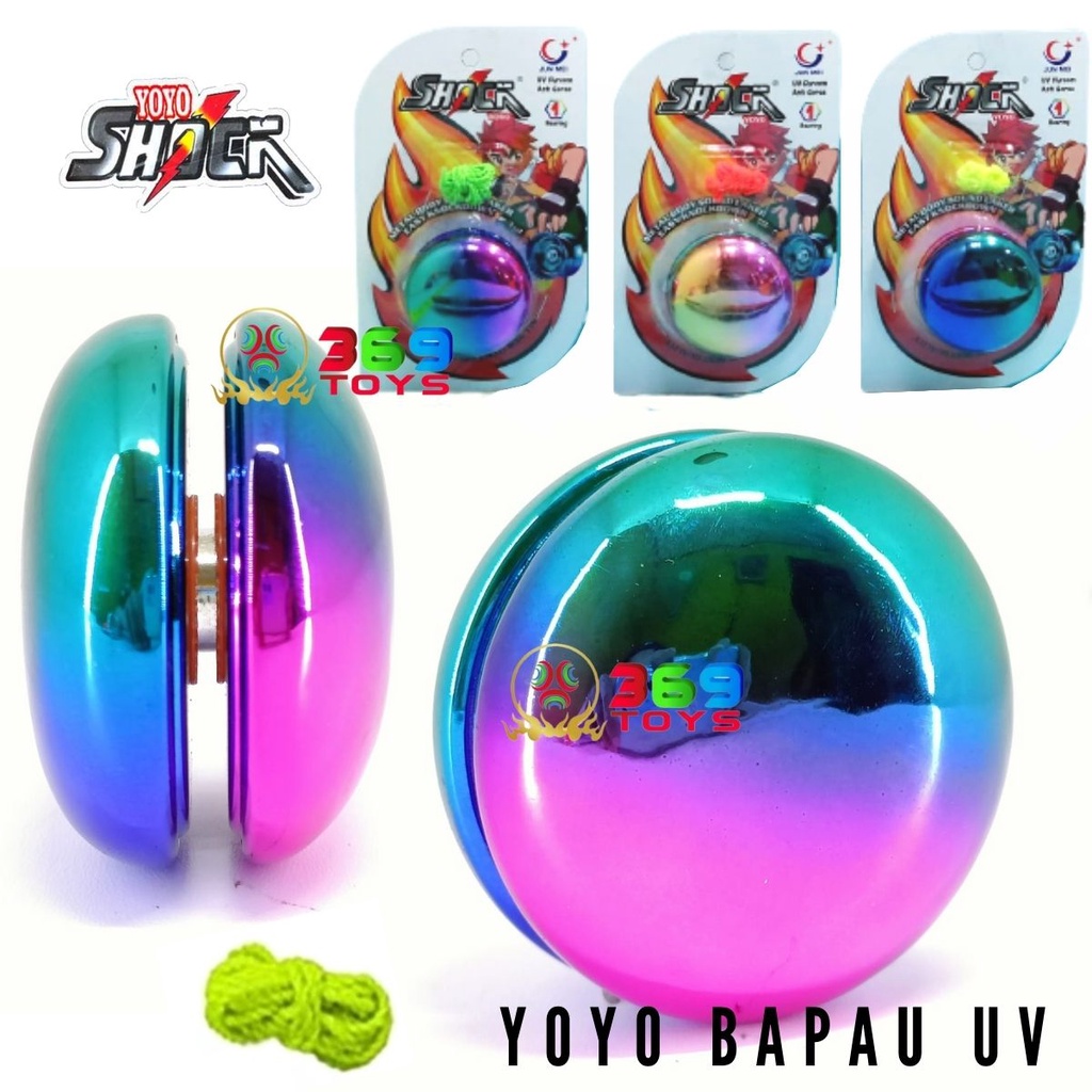 Jual YOYO BAPAU CHROME BESI 1 BEARING YOYO BESI SHOCK CHROME | Shopee ...