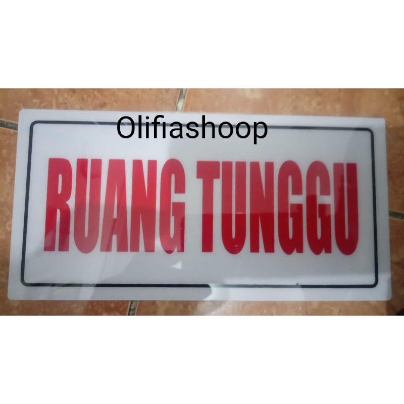 Jual MIKA SIGN RUANG TUNGGU | Shopee Indonesia