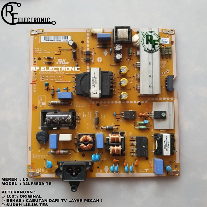 Jual PSU POWER SUPPLY REGULATOR MESIN TV LED LG 42LF550A-TE 42LF550 A | Shopee Indonesia