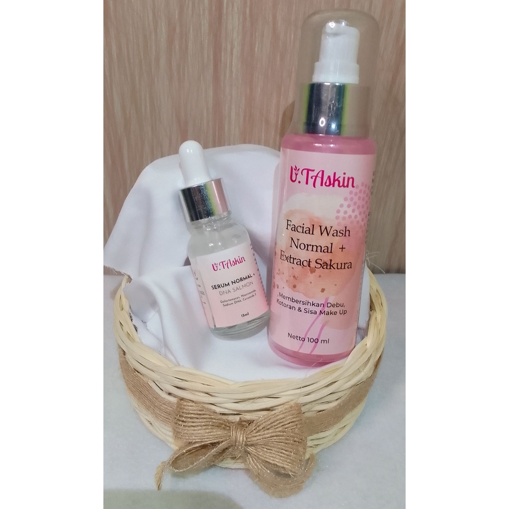 Jual paket pencerah / paket skincare (facial wash dan serum, sabun muka ...