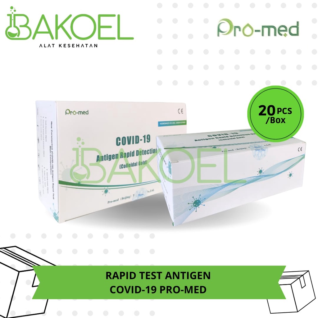 Jual PRO-MED SWAB ANTIGEN AKL ORIGINAL 1 BOX | Shopee Indonesia