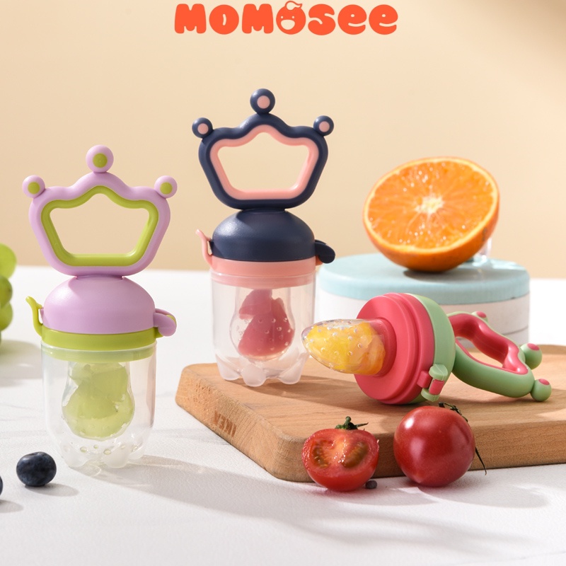 Jual Momosee Baby Twist Food Fruit Feeder Dot Empeng Buah Bayi Teether ...