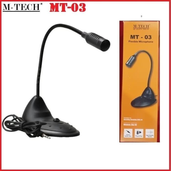 Jual Microphone MTech MT03 / M Tech MT-03 / Mic Condenser PC & Laptop | Shopee Indonesia