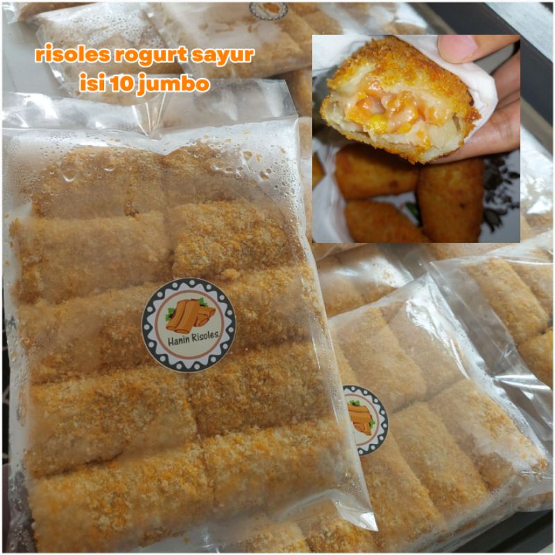 Jual Risoles Hanin Rogurt Sayur isi 10 Jumbo premium | Shopee Indonesia