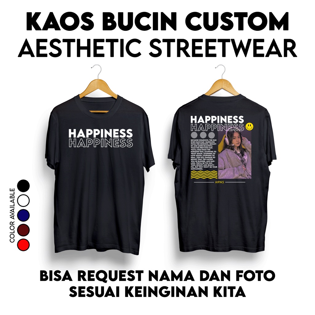Jual Kaos Baju CUSTOM FOTO STREETWEAR BISA REQUEST DESIGN PACAR KALIAN ...