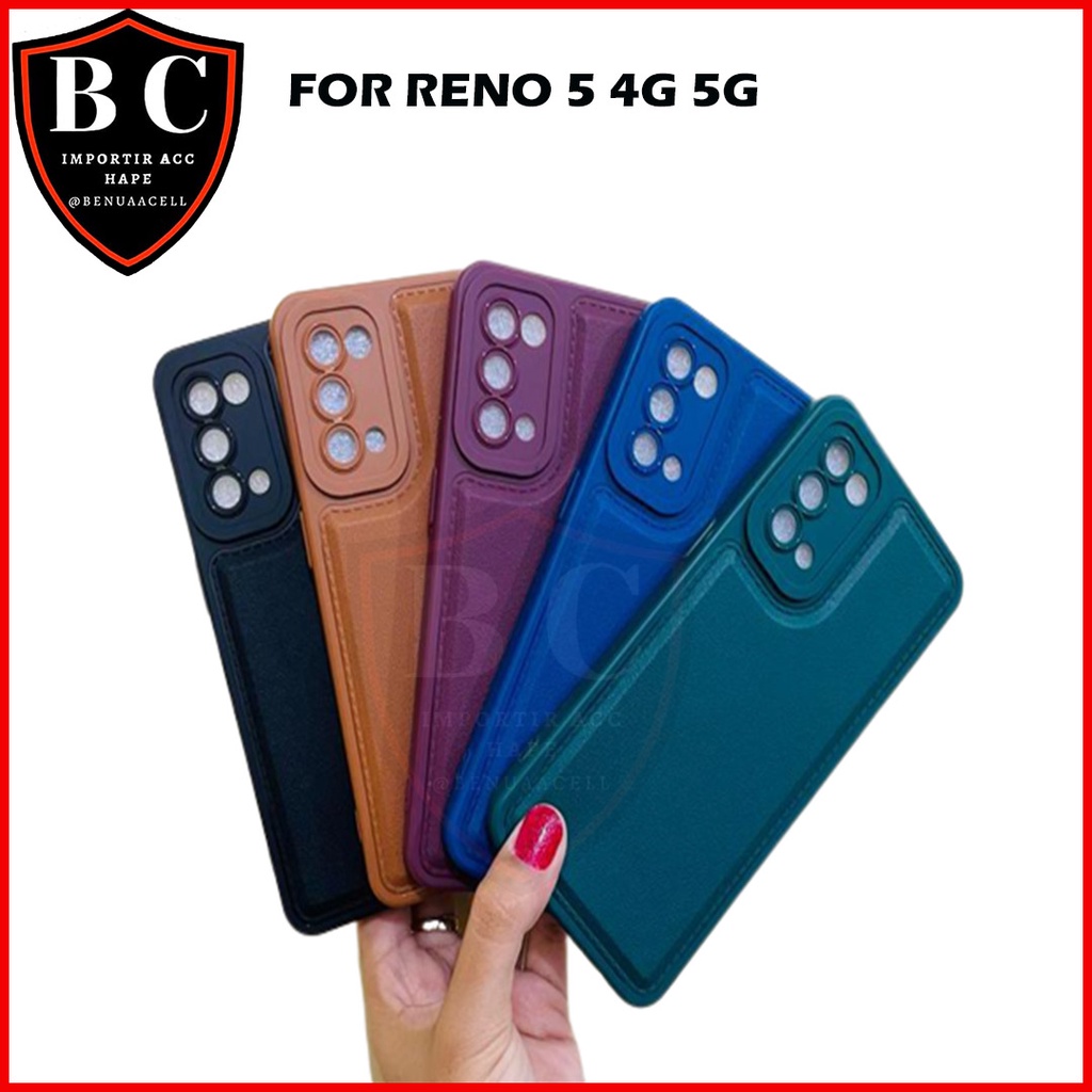 Jual CASE OPPO RENO 5 - CASE LEATHER PRO OPPO RENO 5 RENO 5F RENO 6 4G ...