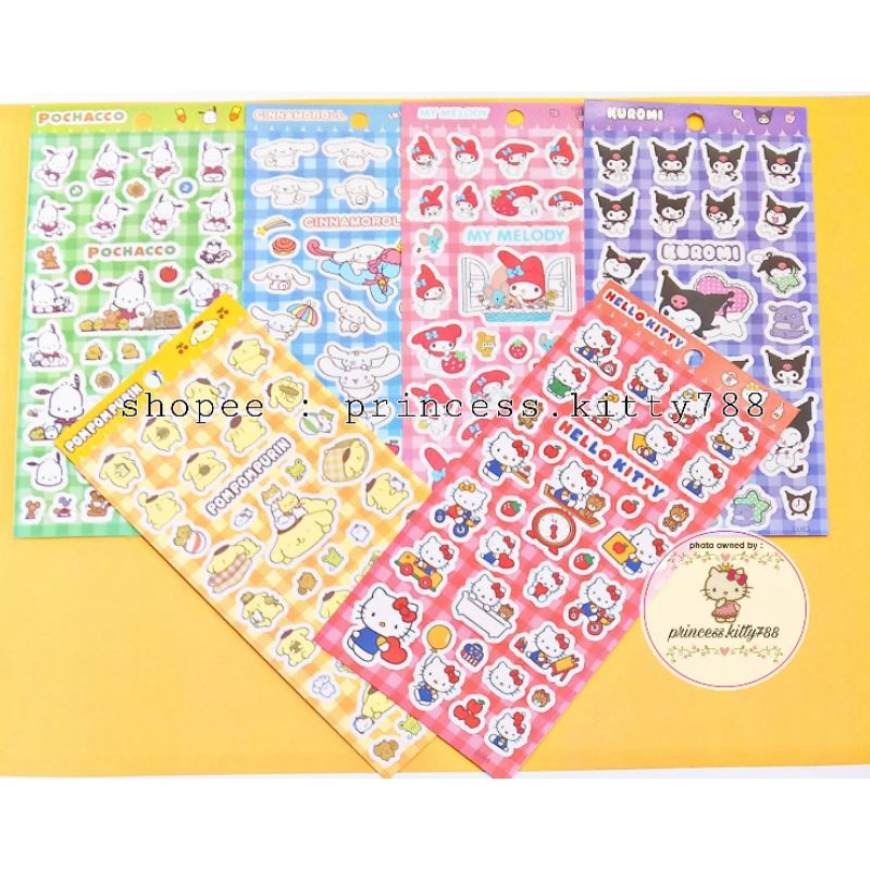 Jual STIKER KARAKTER / STIKER DEKORASI SEAL STICKER MOTIF LUCU HELLO ...