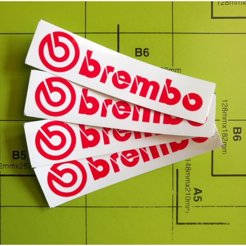 Jual stiker sticker brembo | Shopee Indonesia