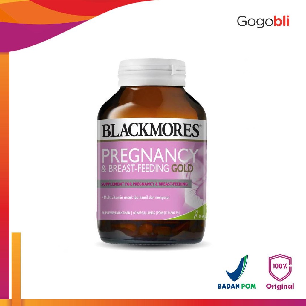 Jual Blackmores Pregnancy and Breast Feeding Gold 60 Tablet | Shopee ...