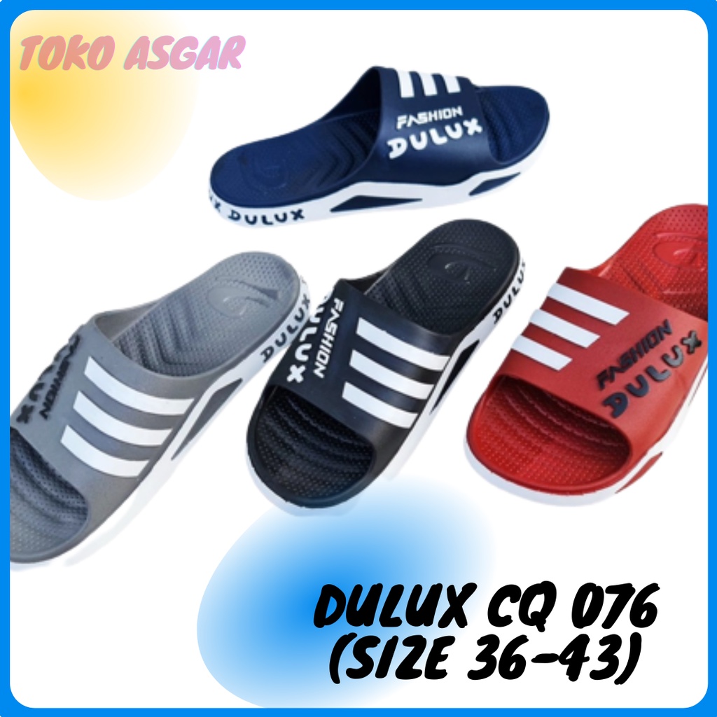 Jual SANDAL SLIDE SENDAL SELOP KARET PRIA DEWASA REMAJA ANAK-ANAK DULUX ...