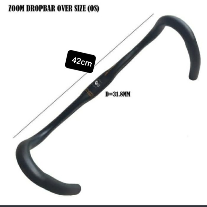 Jual Stg Stang Dropbar Balap/Roadbike/Fixie Zoom Alloy Oversize 31.8 X ...
