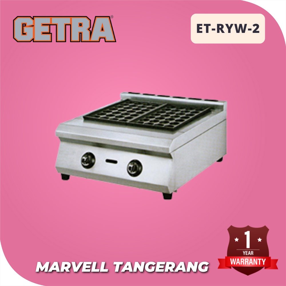 Jual MESIN TAKOYAKI GAS GETRA ET-RYW-2 ALAT PEMBUAT TAKOYAKI 56 LUBANG ...