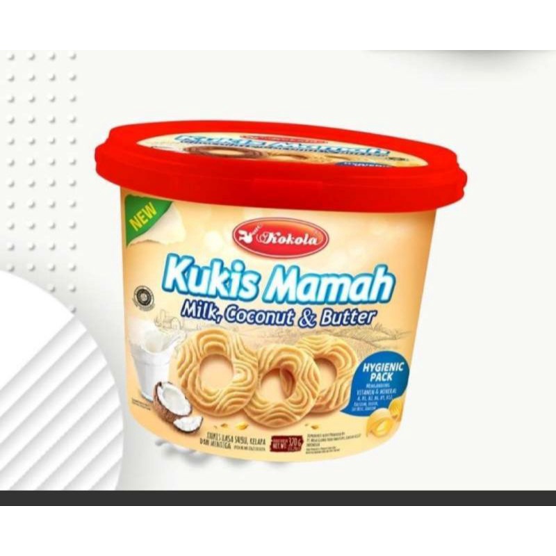 Jual kukis ember 320gr kokola rasa random ya (butter/susu vanila ...