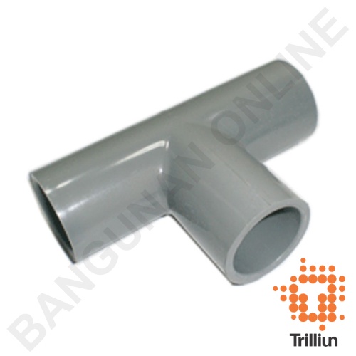 Jual TEE PVC 1/2" inch Trilliun TS TEE Fitting Pipa PVC | Shopee Indonesia