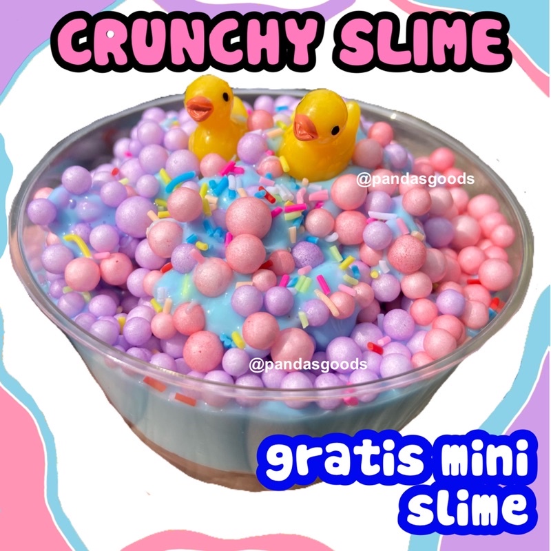 Jual SUPER CRUNCHY BUBBLEGUM ORIGINAL SLIME | Shopee Indonesia