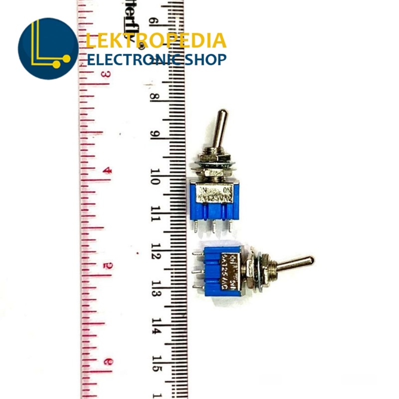 Jual Toggle 3p On Off Kecil MURAH 3 pin Switch Togle Togel Saklar Geser ...