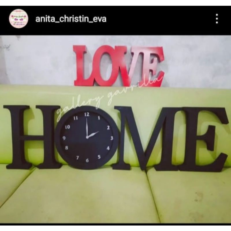 Jual Dekorasi tulisan HOME / huruf / letter | Shopee Indonesia